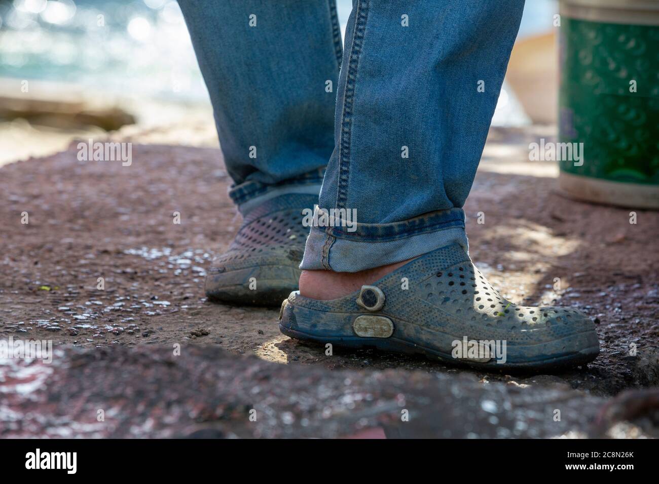 front viewe Man foot background Stock Photo - Alamy