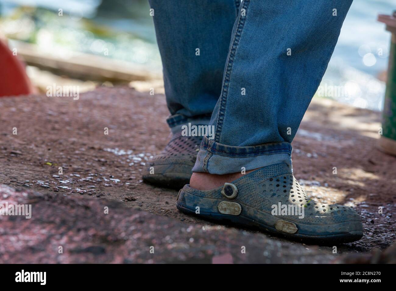 front viewe Man foot background Stock Photo - Alamy