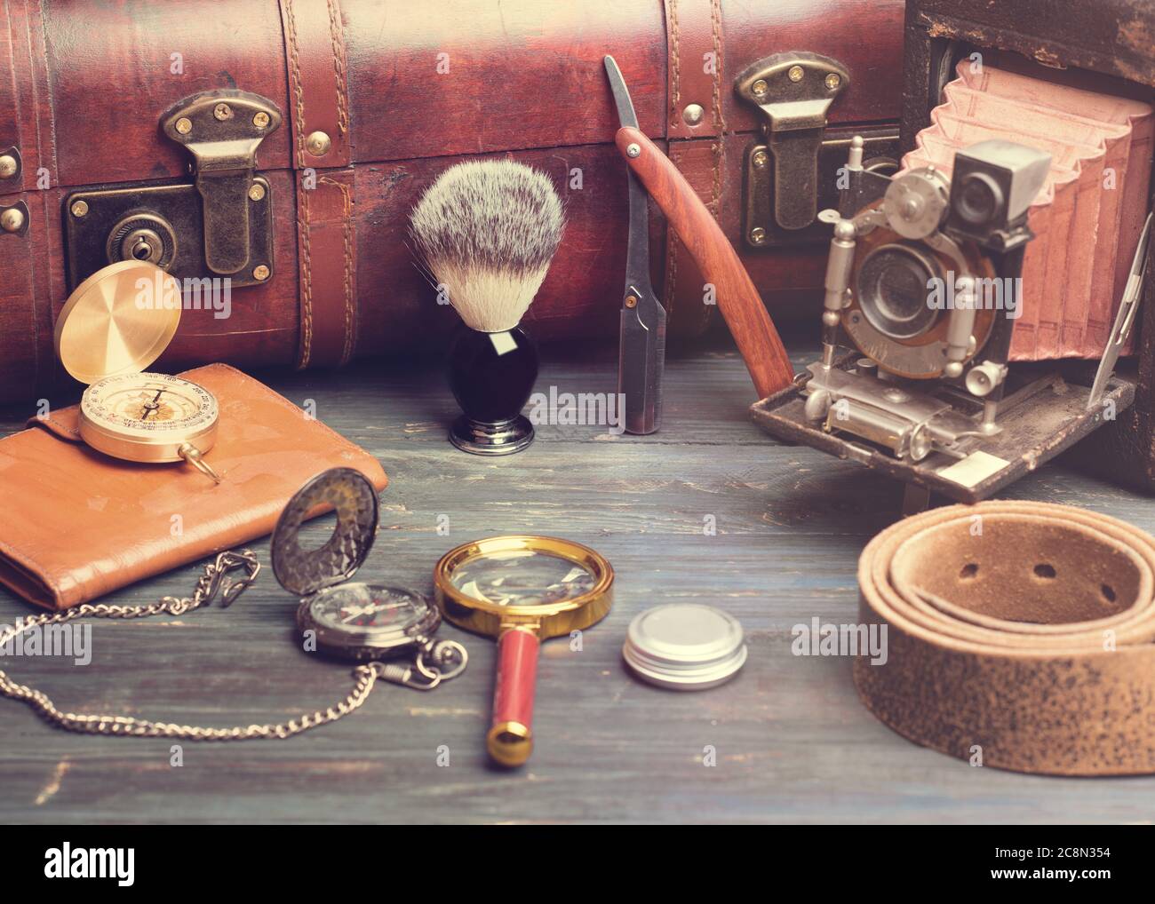 Old fashioned objects hi-res stock photography and images - Alamy