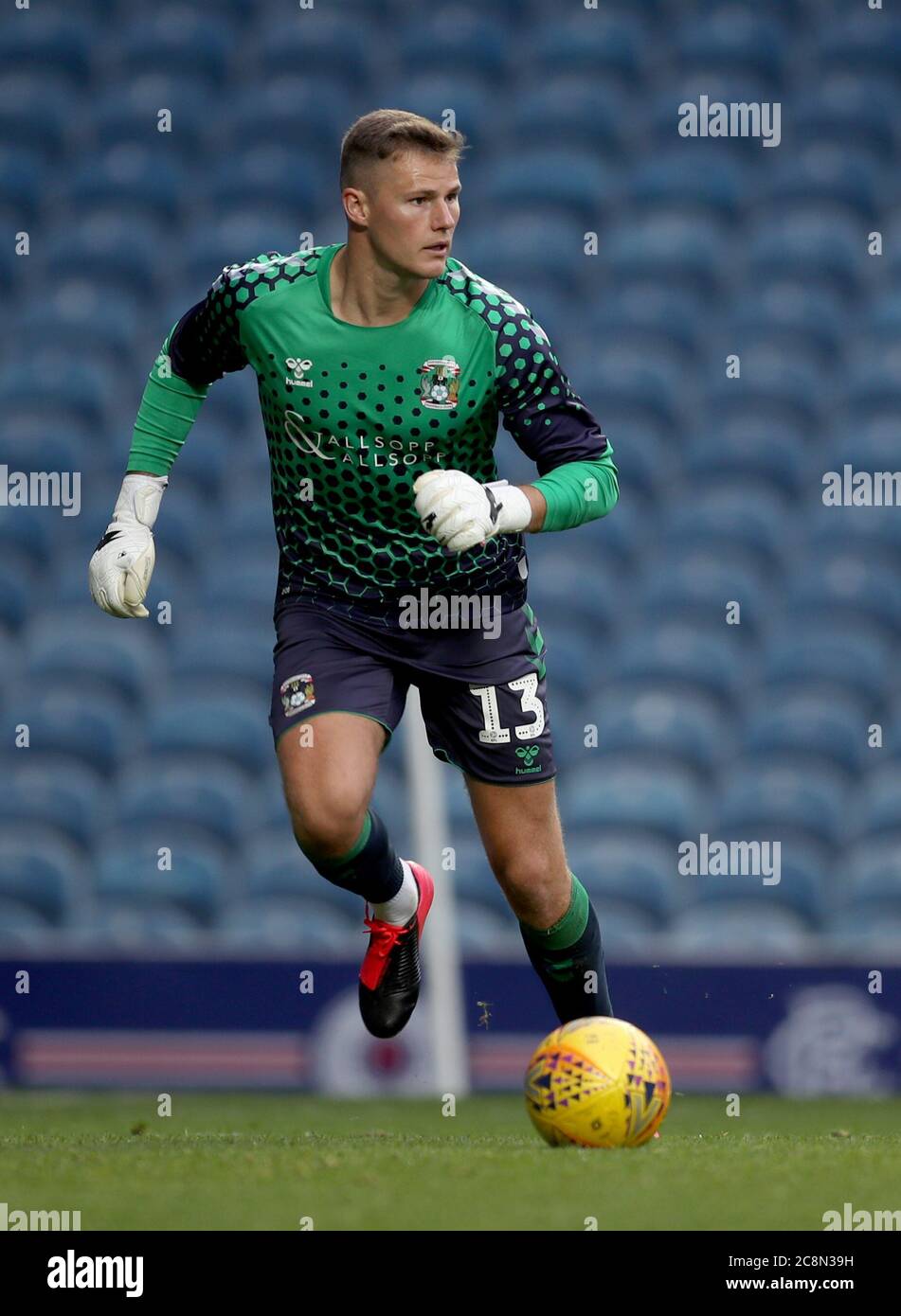 Coventry City's Ben Wilson during the pre-season friendly match at Ibrox Stadium, Glasgow Stock ...