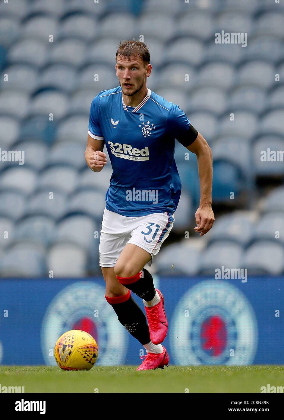 Rangers Borna Barisic during the pre-season friendly match at Ibrox ...