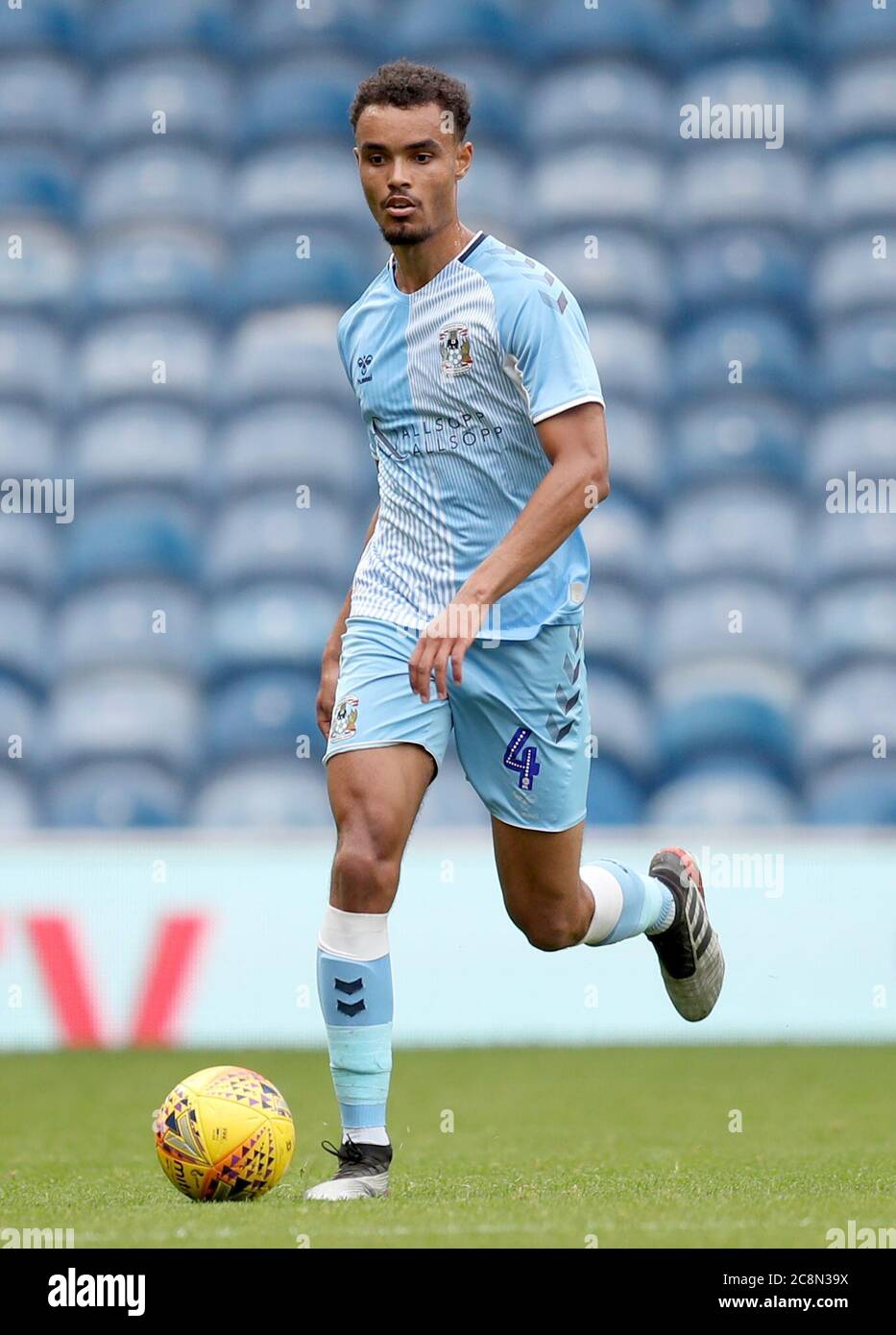 Coventry City's Josh Pask during the pre-season friendly match at Ibrox ...