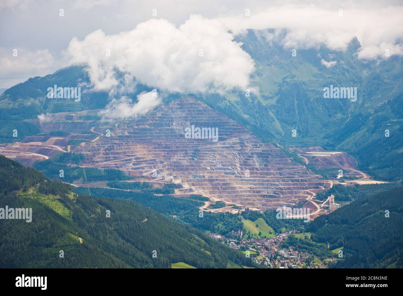 Open pit mine in austria hi-res stock photography and images - Alamy