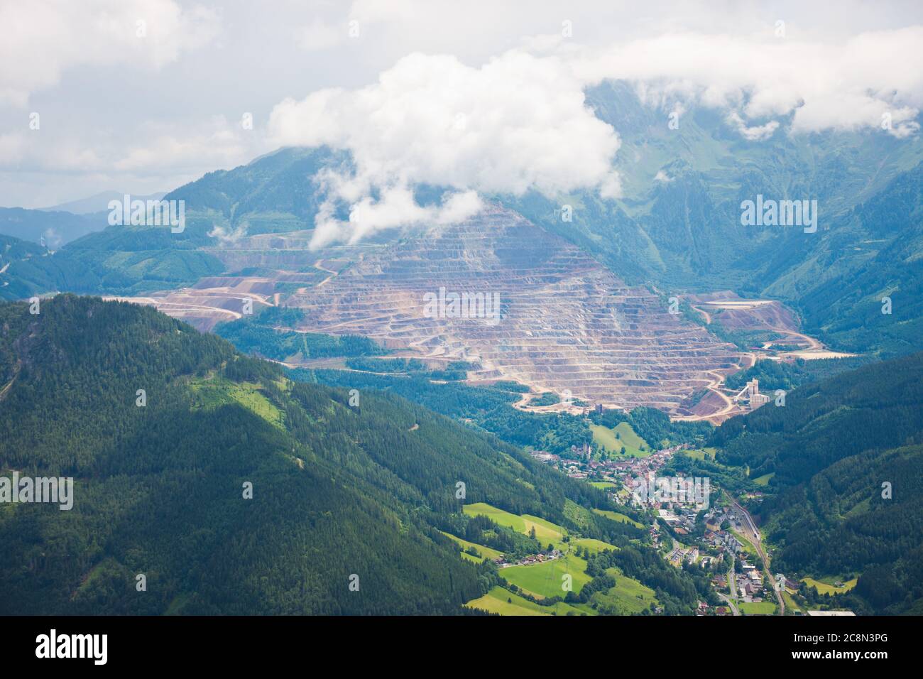 Open pit mine in austria hi-res stock photography and images - Alamy