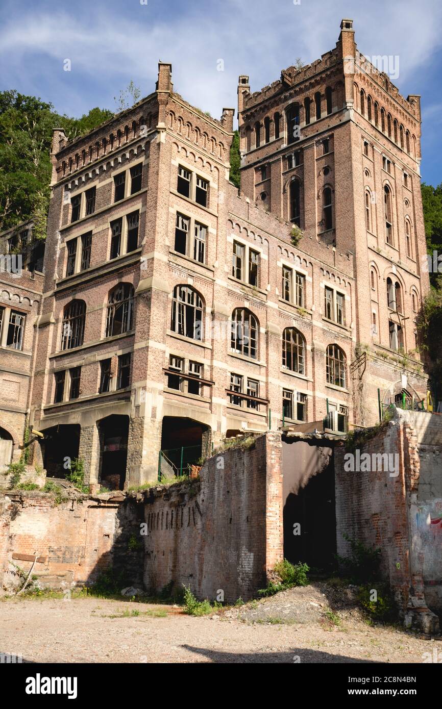 Urbex, Old abandoned factory in Belgium juli12 2020 Stock Photo - Alamy