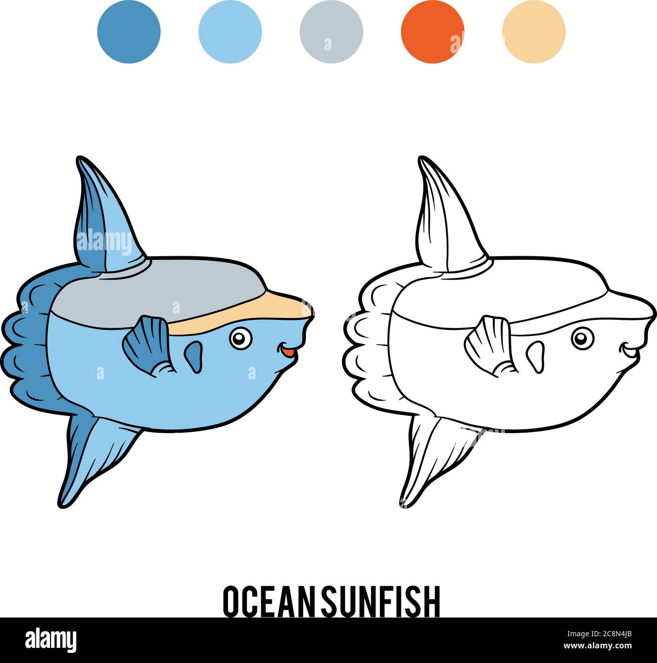 Big sun coloring page hi-res stock photography and images - Alamy