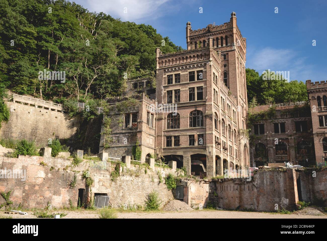 Urbex, Old abandoned factory in Belgium juli12 2020 Stock Photo - Alamy