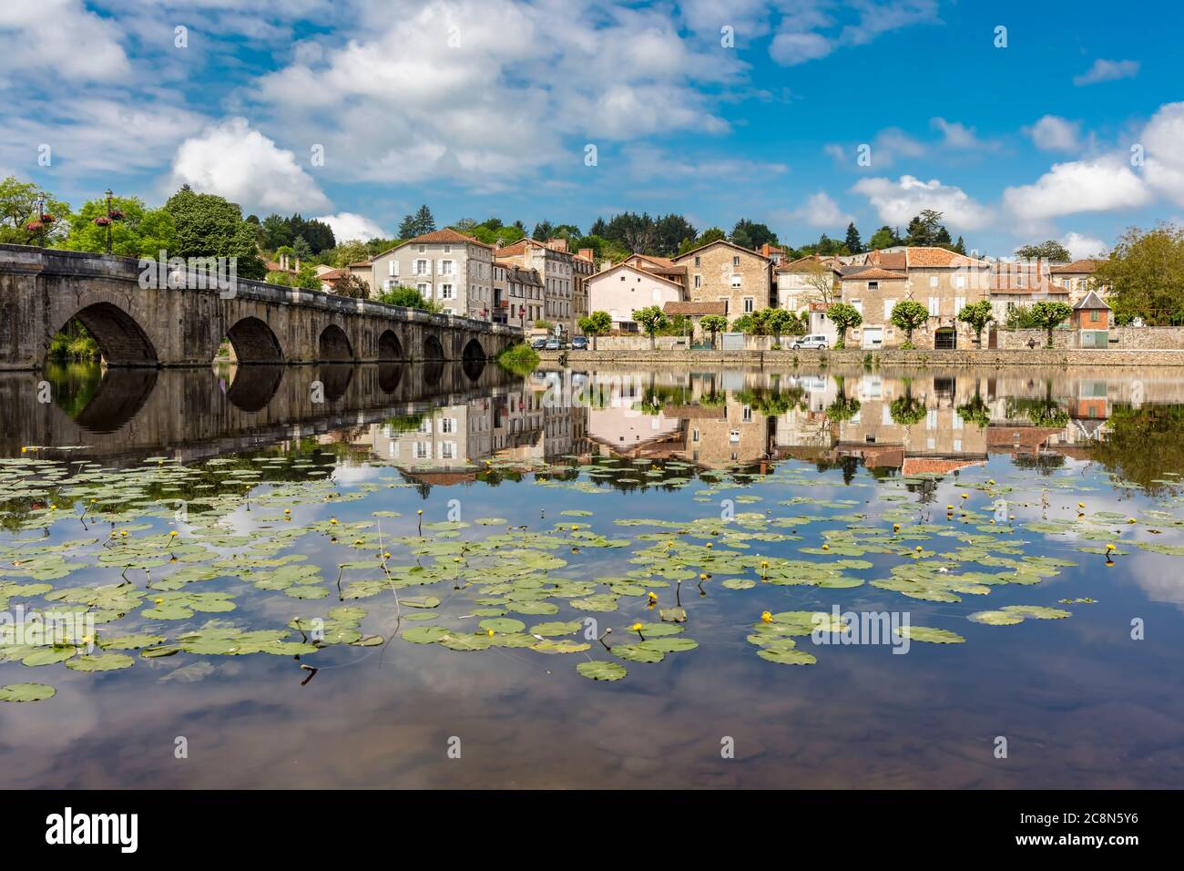 Confolens is one of the most beautiful villages of Charente department ...