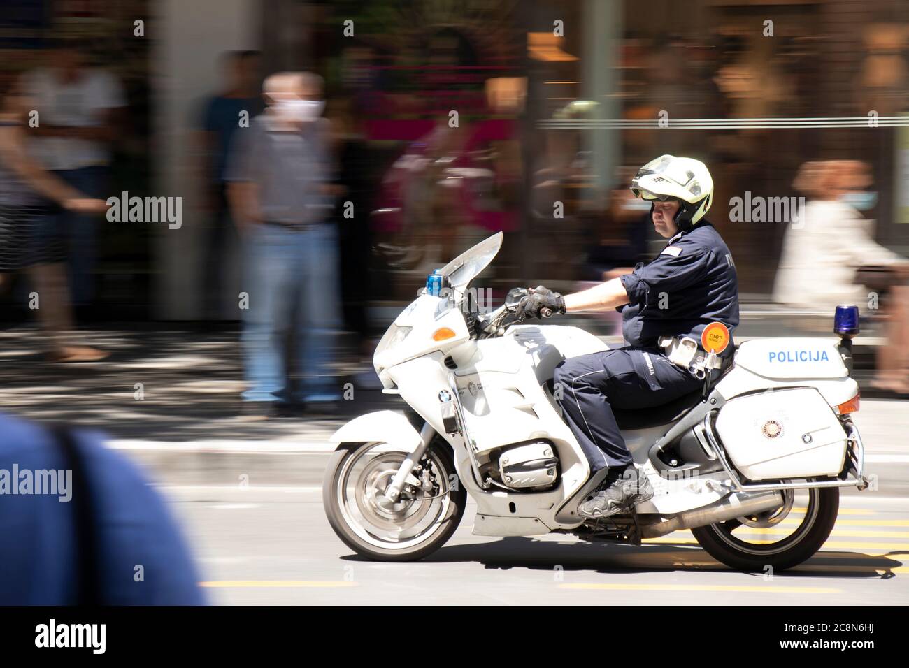 Police motorcycle motorbike riding hi-res stock photography and images ...
