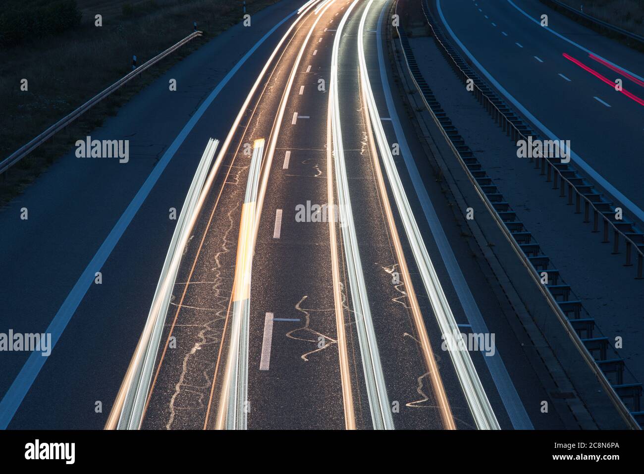 Traffic accident night damaged car hi-res stock photography and images ...