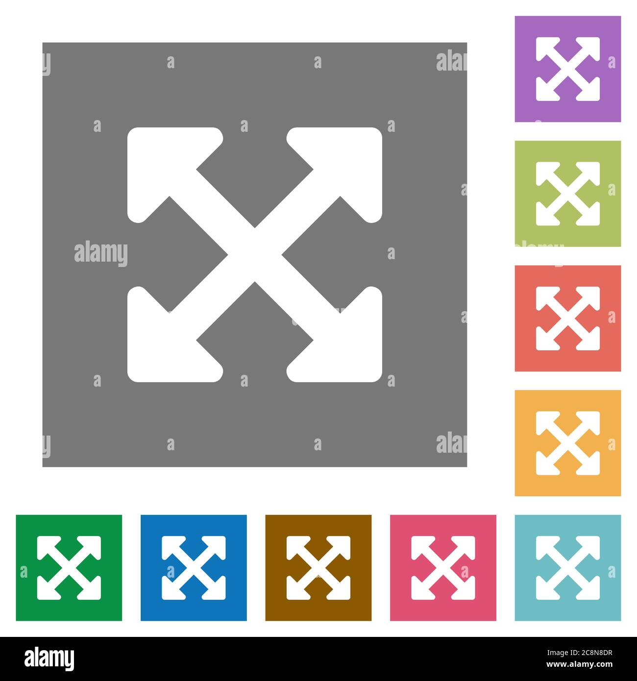 Full view yellow brown Stock Vector Images - Alamy