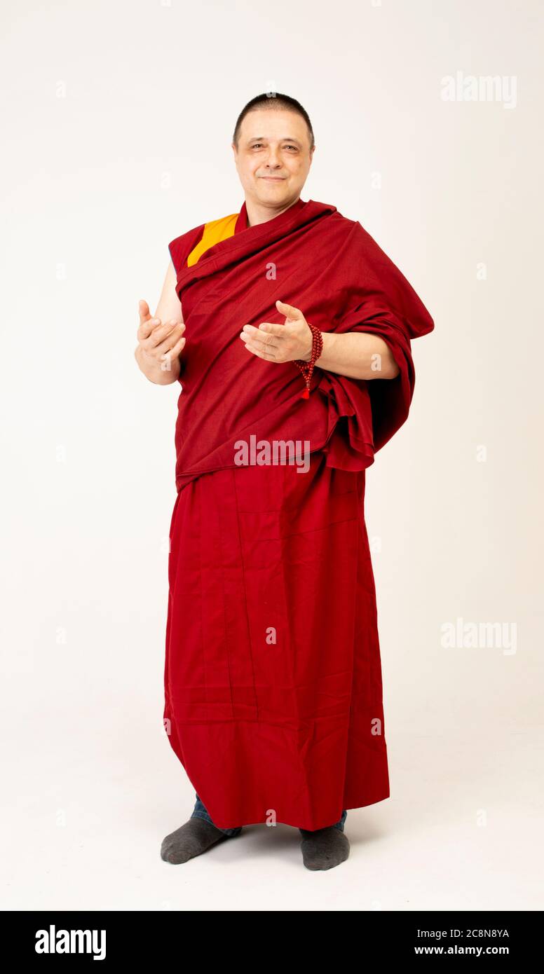 Monk teacher hi-res stock photography and images - Alamy