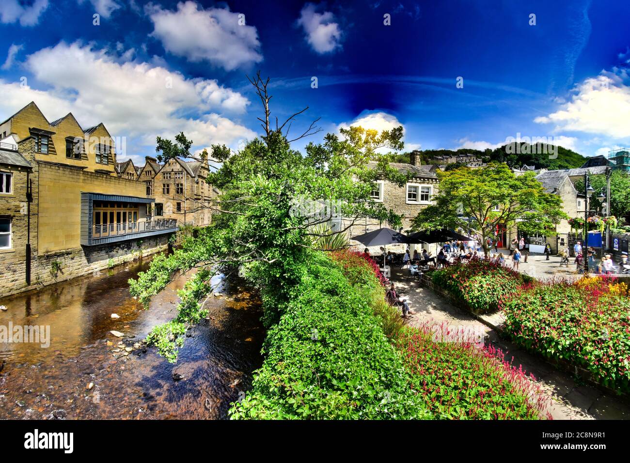Hebden Water, Hebden Bridge Stock Photo - Alamy