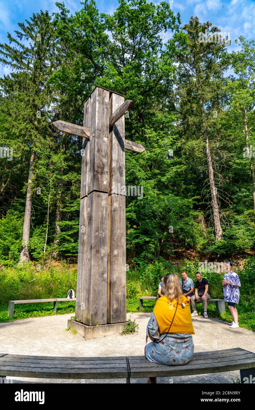 European hiking cross, crossroads of the European long-distance hiking ...