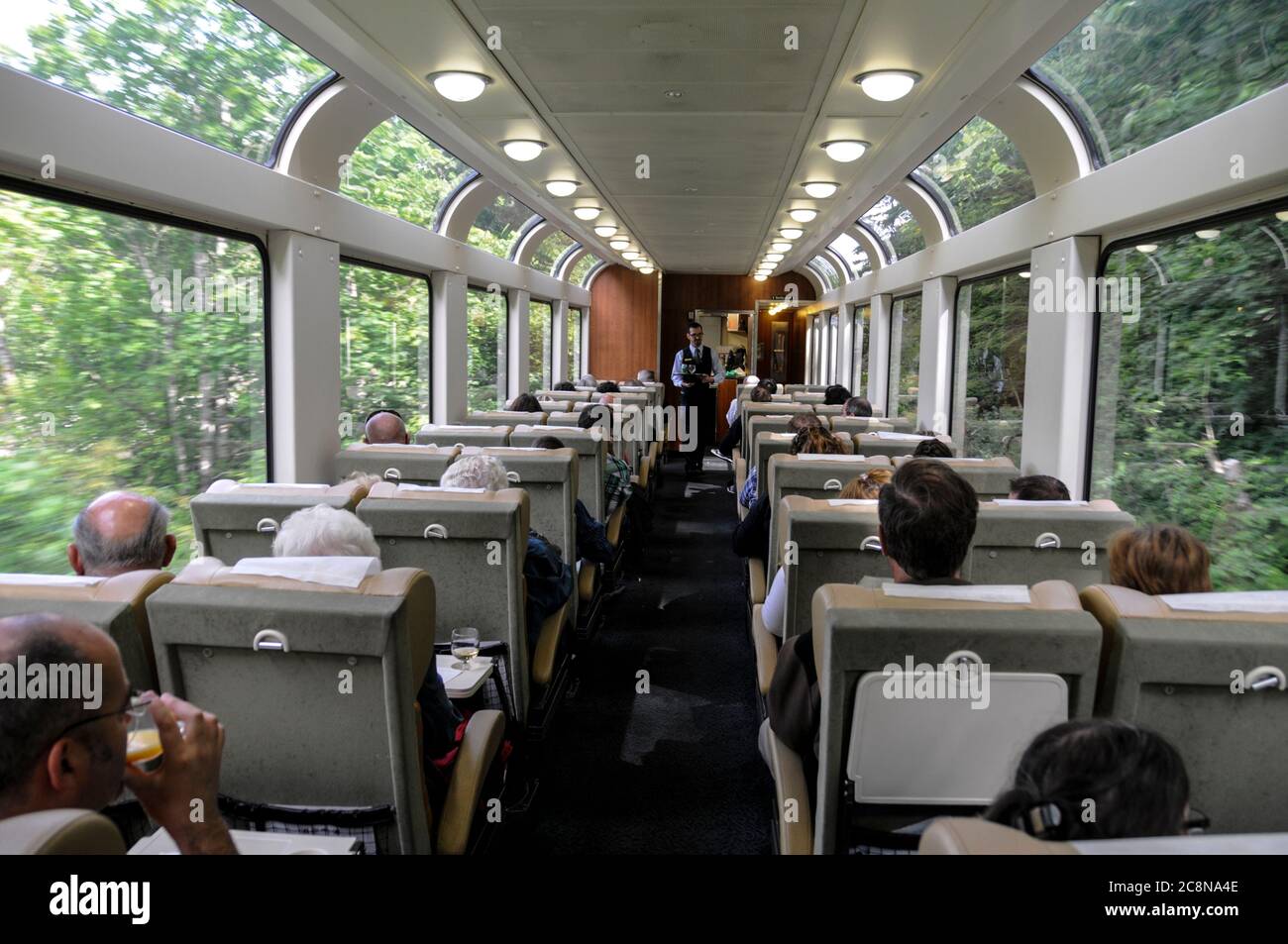 The canadian train interior hi-res stock photography and images - Alamy