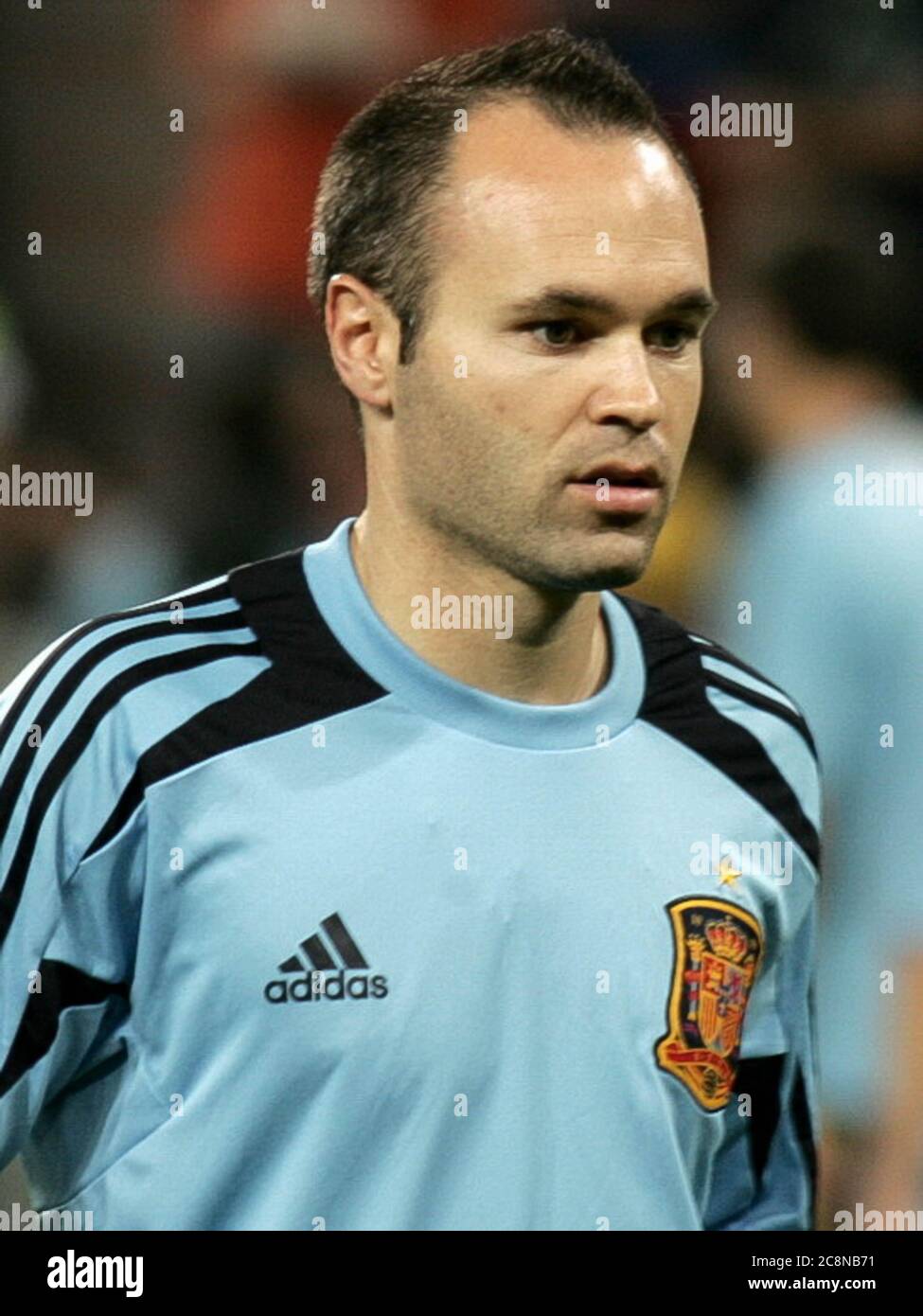 Andrés Iniesta During the Euro 2012, France - Spain on June 23, 2012 in ...
