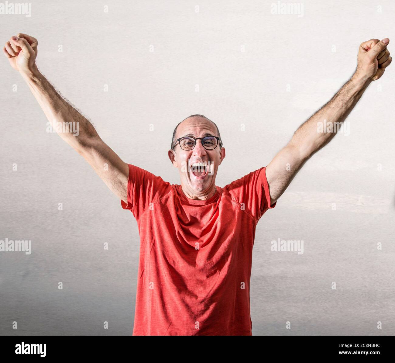 Man rejoicing hi-res stock photography and images - Alamy