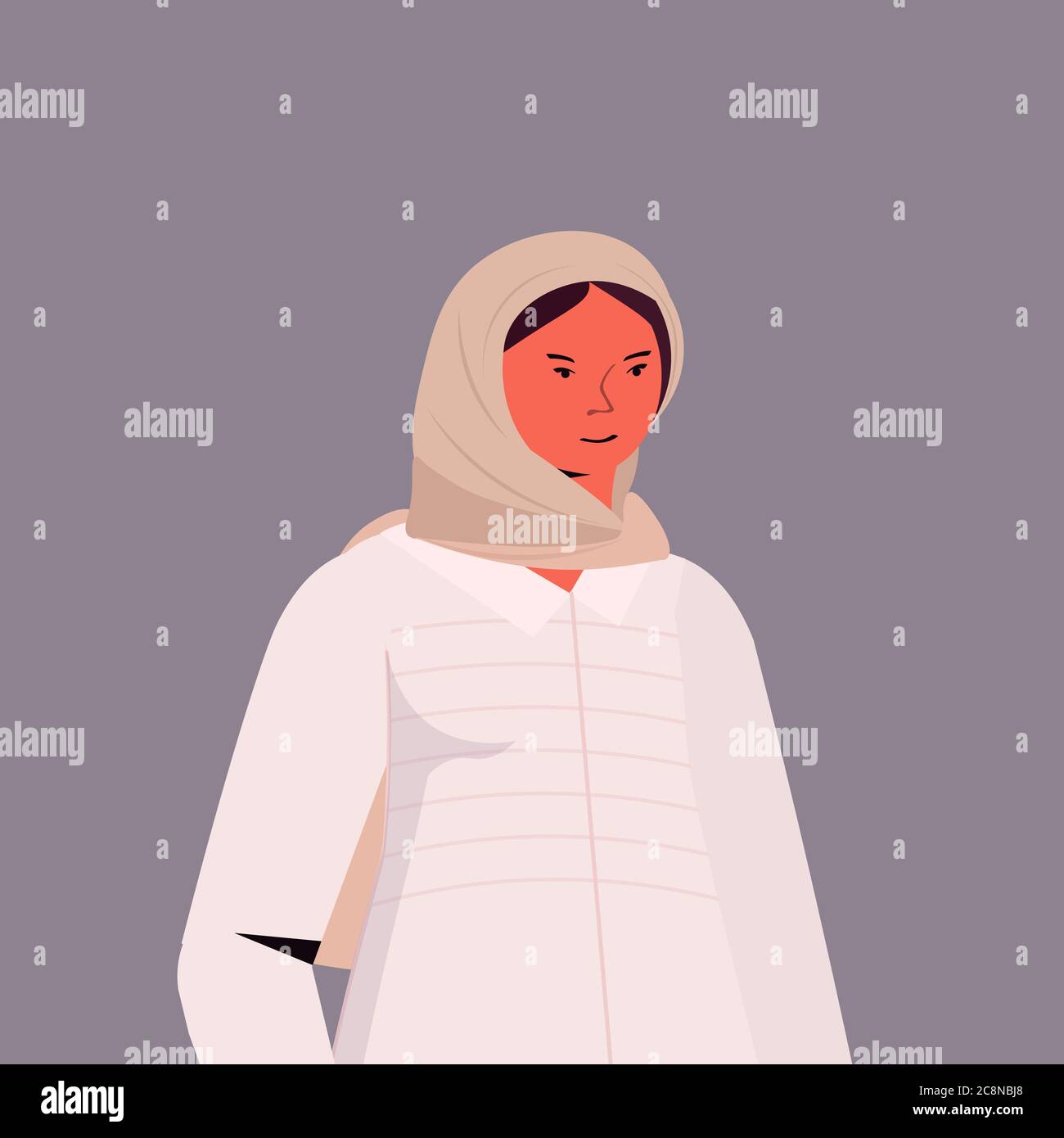 arabic woman in traditional clothes arab female cartoon character ...