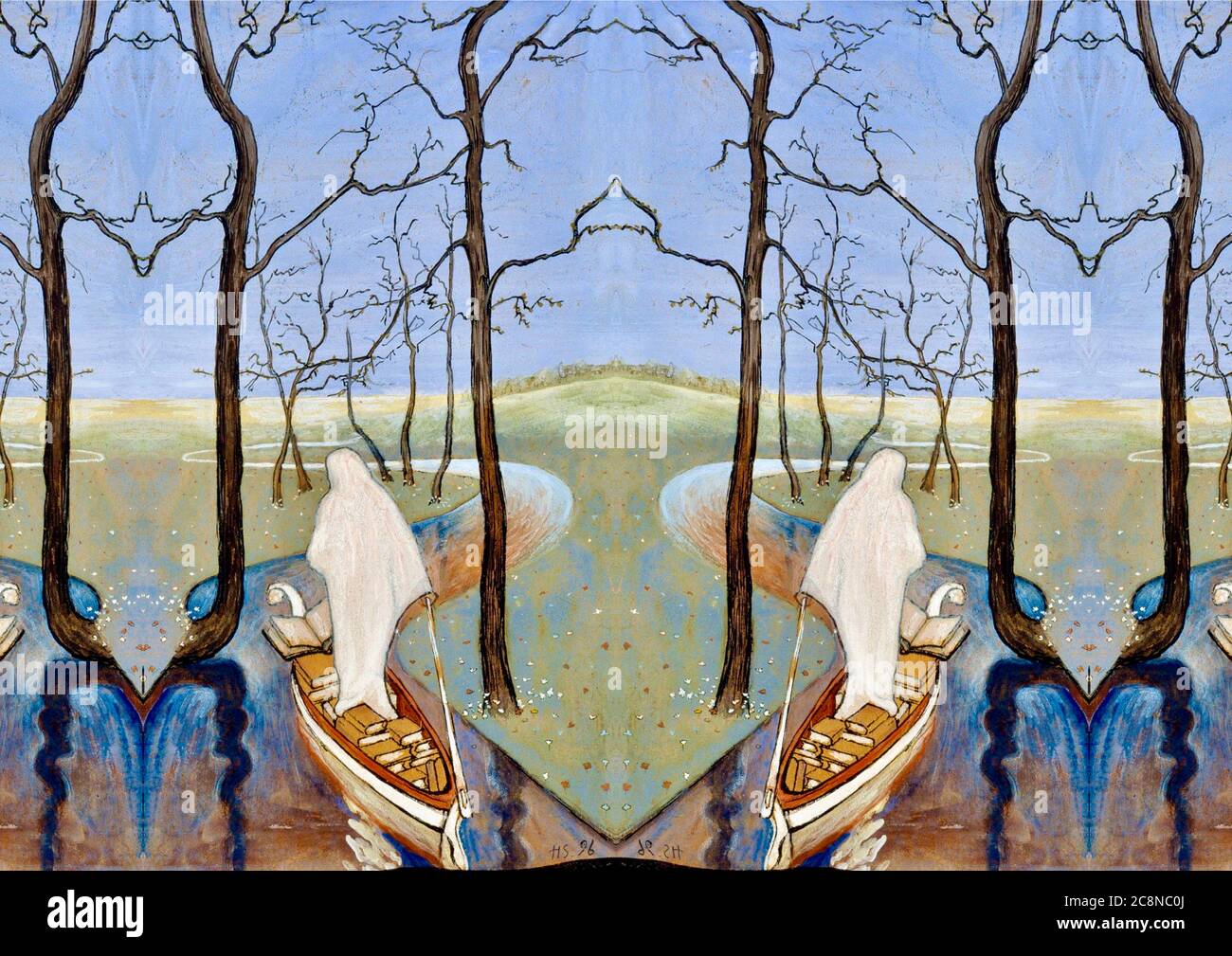 An innovative reworking of The Stream of Life on the River of Life by ...