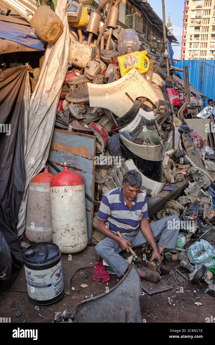 India scarp heap hi-res stock photography and images - Alamy