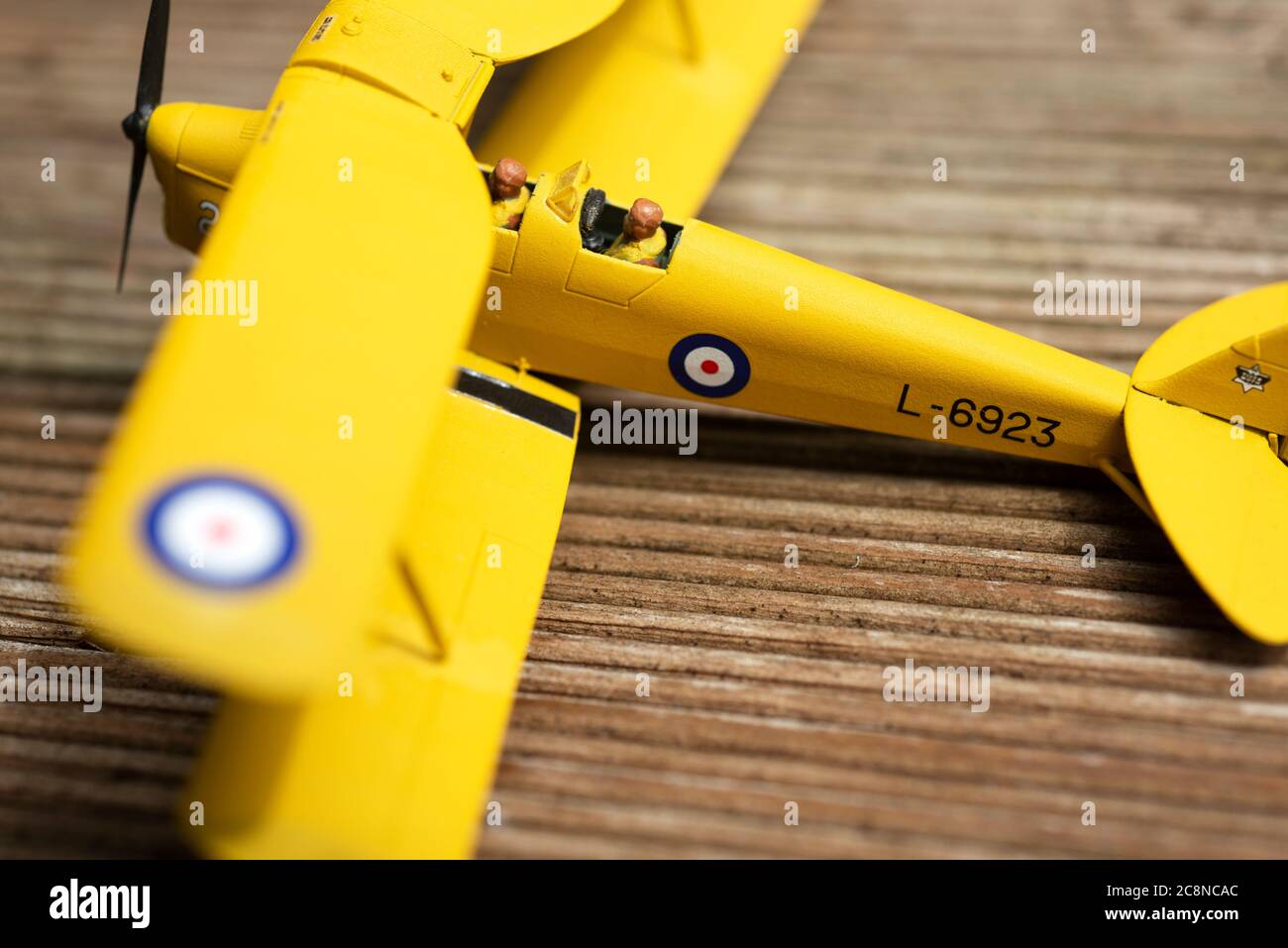 1/72 scale Tiger Moth model aircraft Stock Photo - Alamy