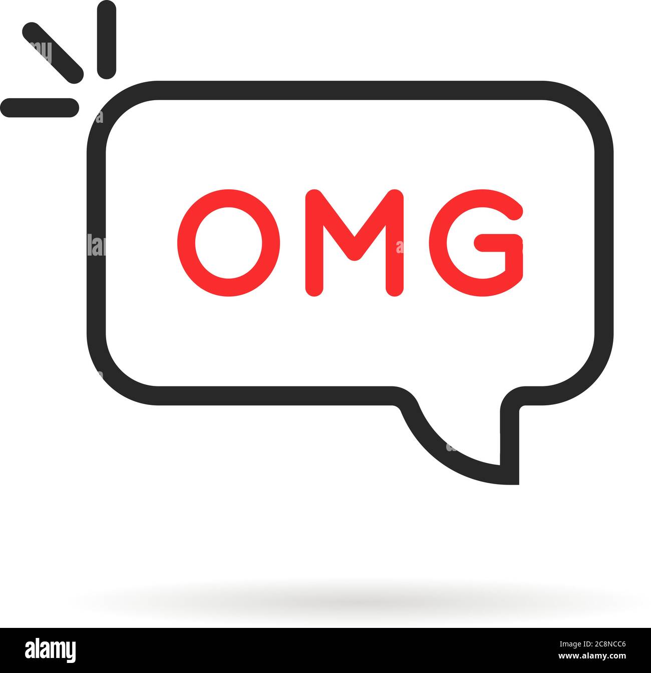Speech bubble meme Stock Vector Images - Alamy