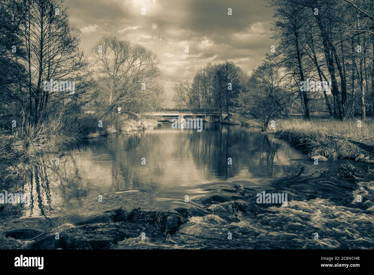 The Grabia River in the center of Poland Stock Photo - Alamy