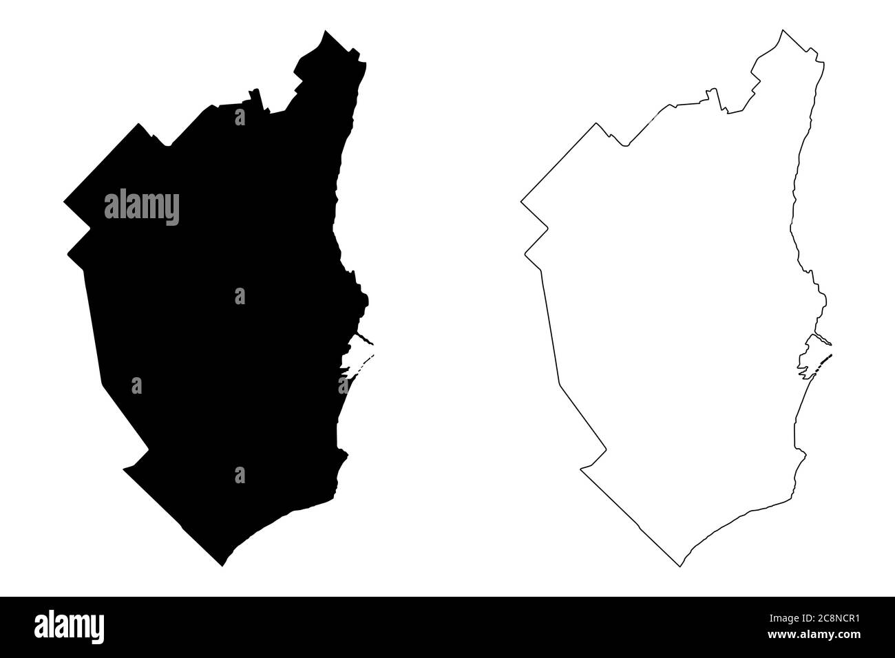 Mar del Plata City (Argentine Republic, Buenos Aires Province) map ...