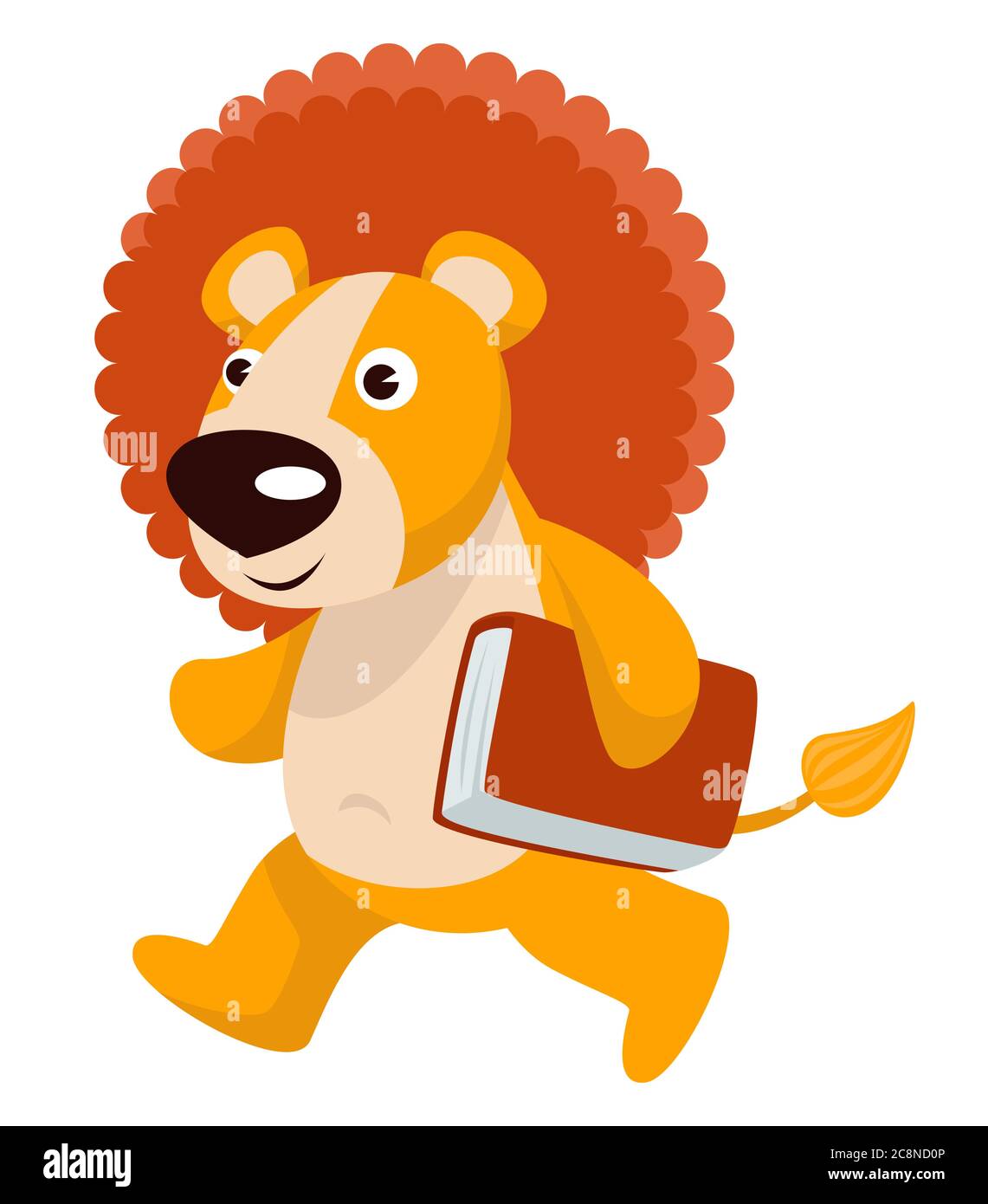 Lion walking Stock Vector Images - Alamy