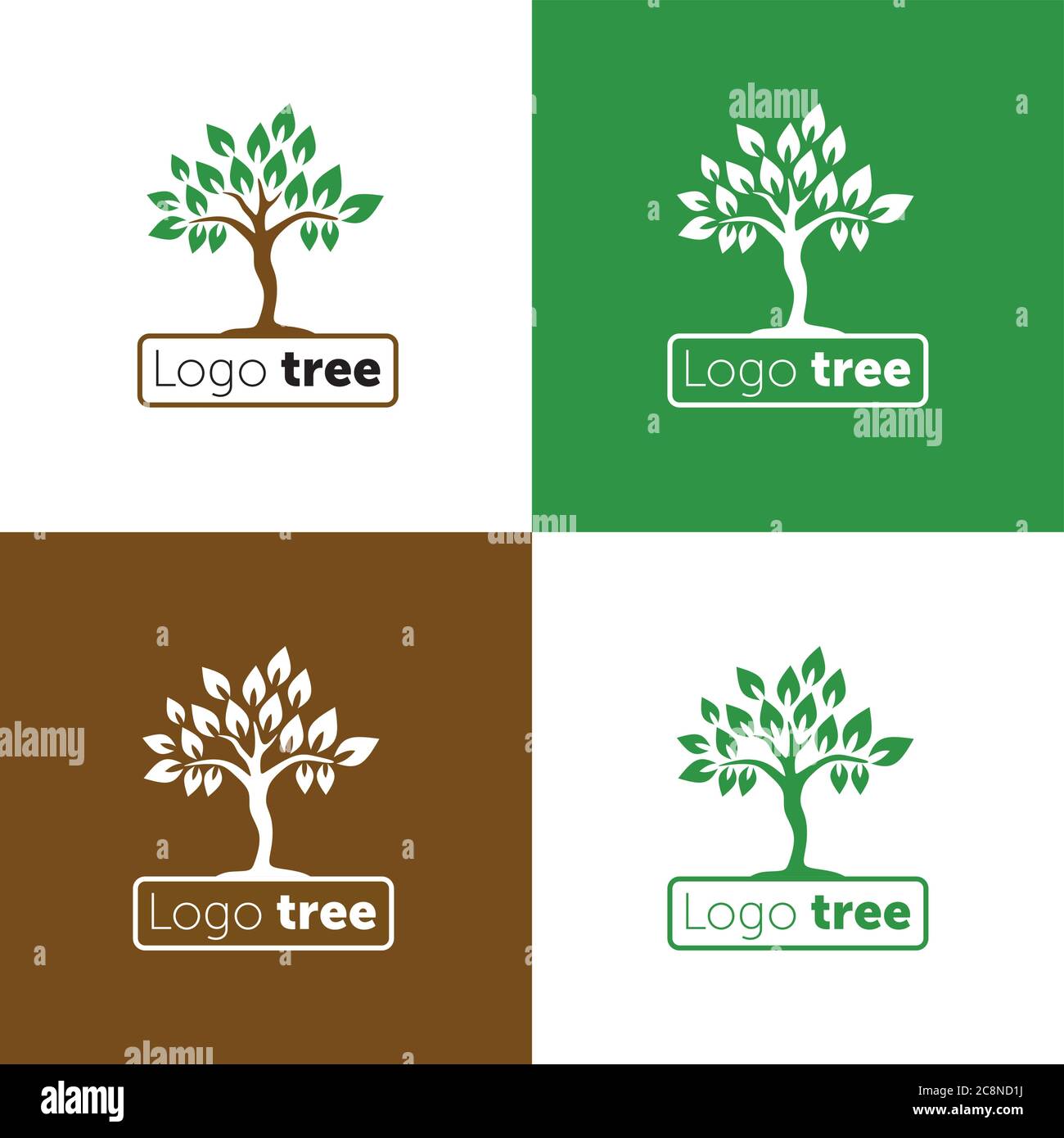 Tree Logos High Resolution Stock Photography and Images - Alamy