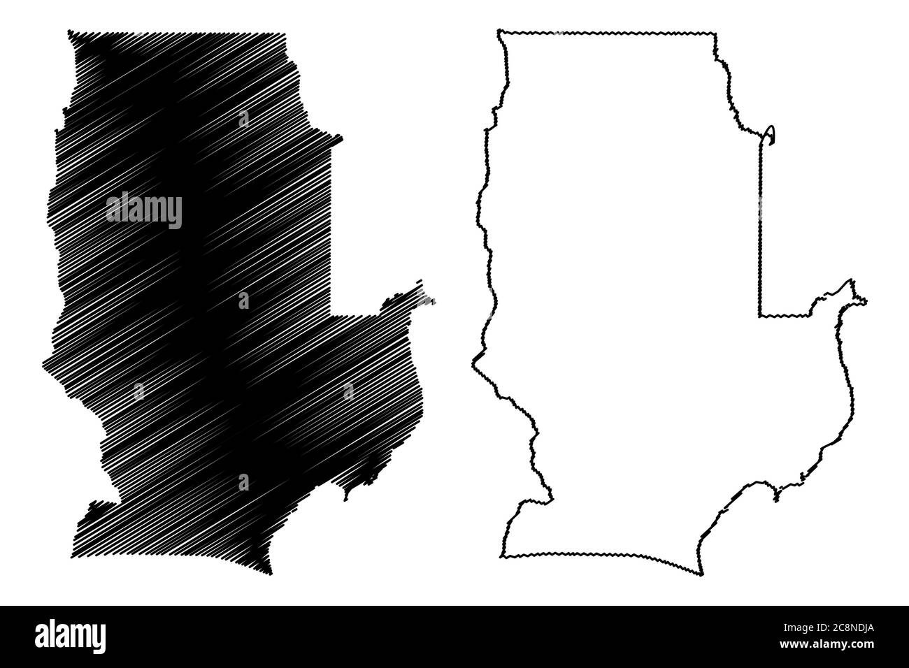 Davao City (Republic of the Philippines, Davao Region) map vector ...