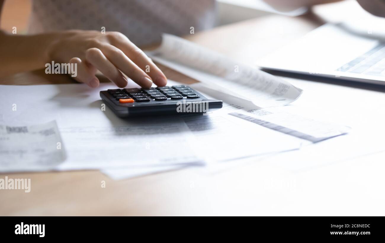 Calculate savings hi-res stock photography and images - Alamy