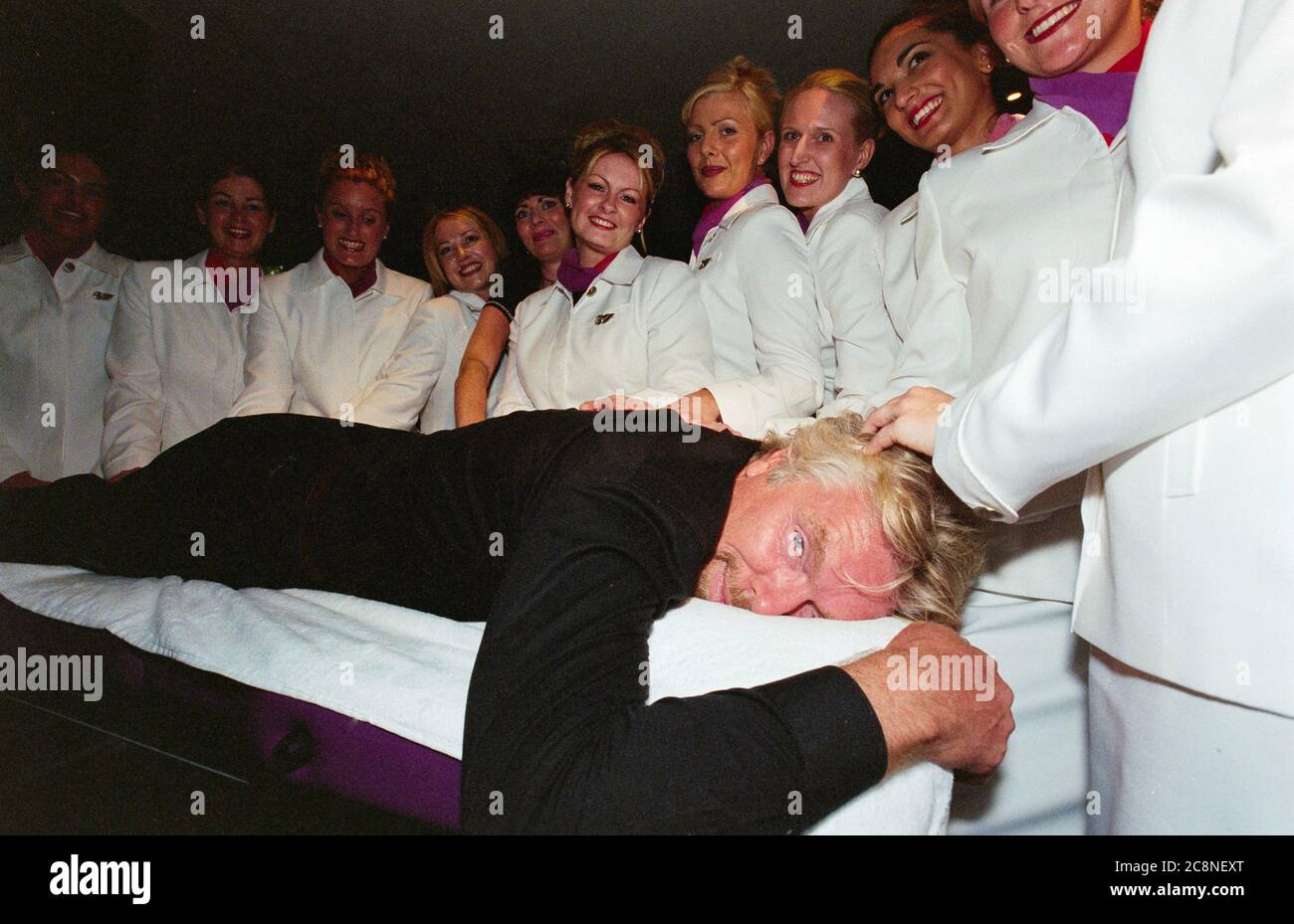 Sir Richard Branson founder and part owner of Virgin Atlantic Airlines ...