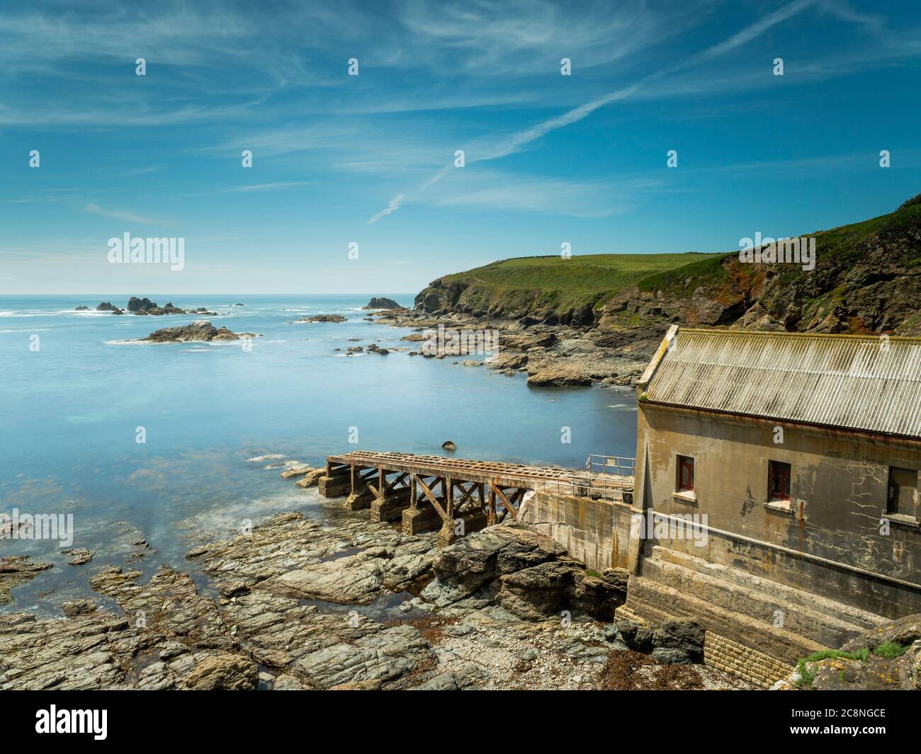 The old lifeboat shed on the Lizard peninsula Stock Photo - Alamy