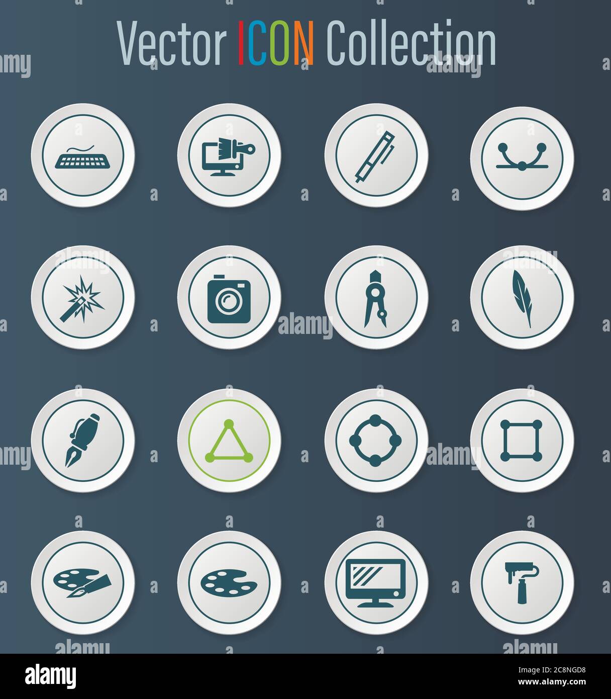 Design icons set Stock Vector Image & Art - Alamy