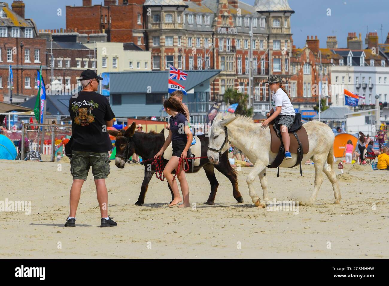 Weymouth donkey hi-res stock photography and images - Alamy