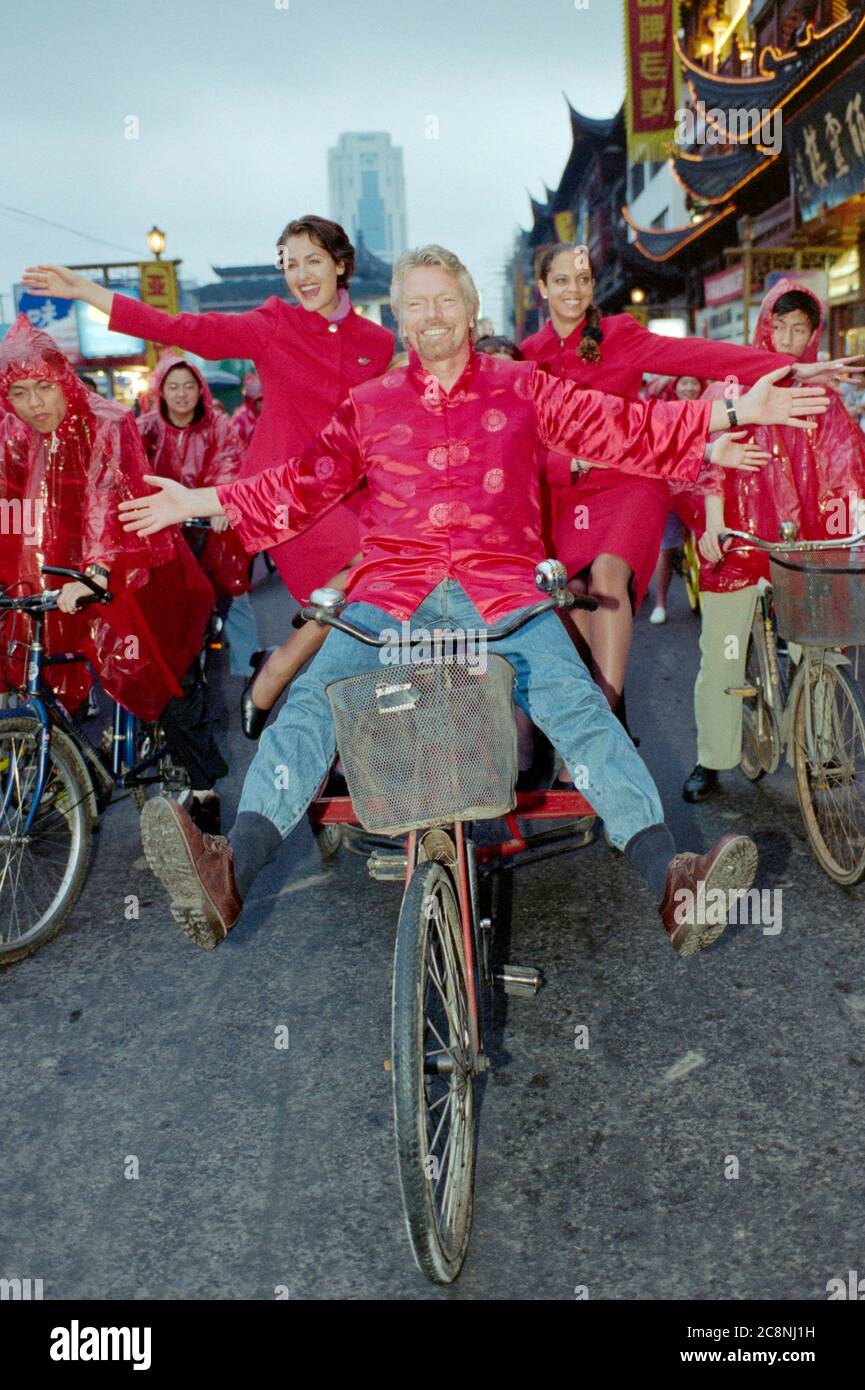 Sir Richard Branson founder of the Virgin group including Virgin ...