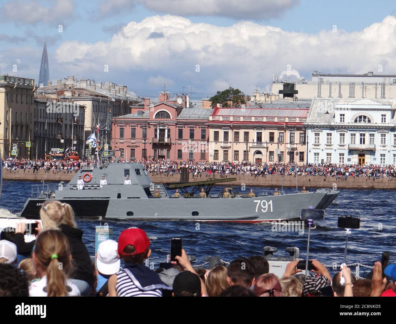 Russians Navy's Day celebration with the Maritime and Airforce Parades ...