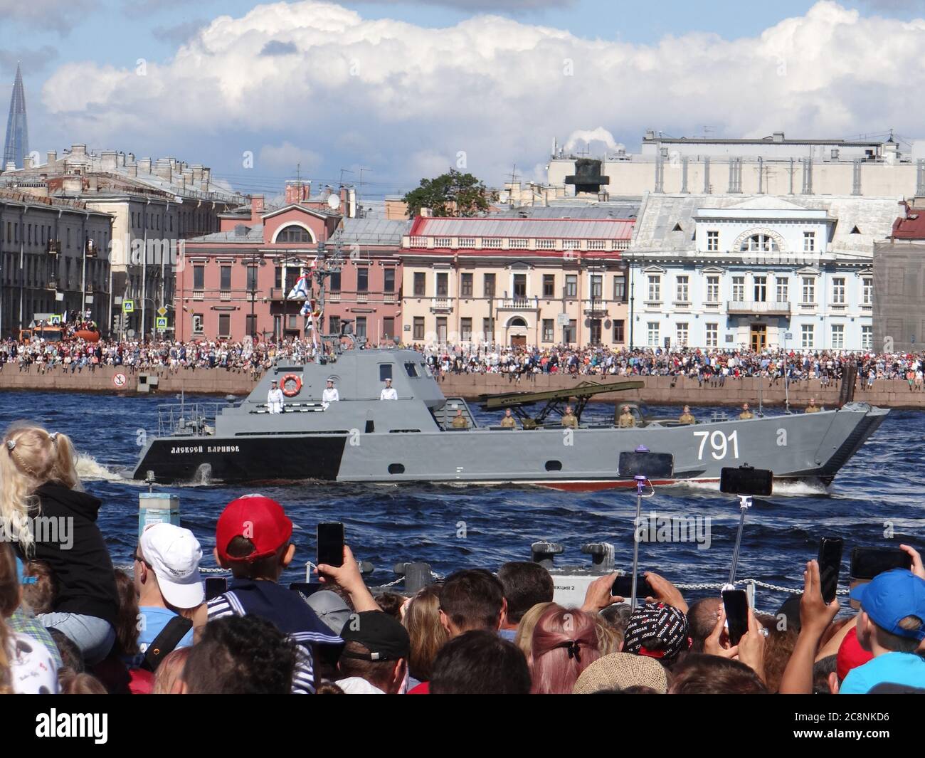 Russians Navy's Day celebration with the Maritime and Airforce Parades ...