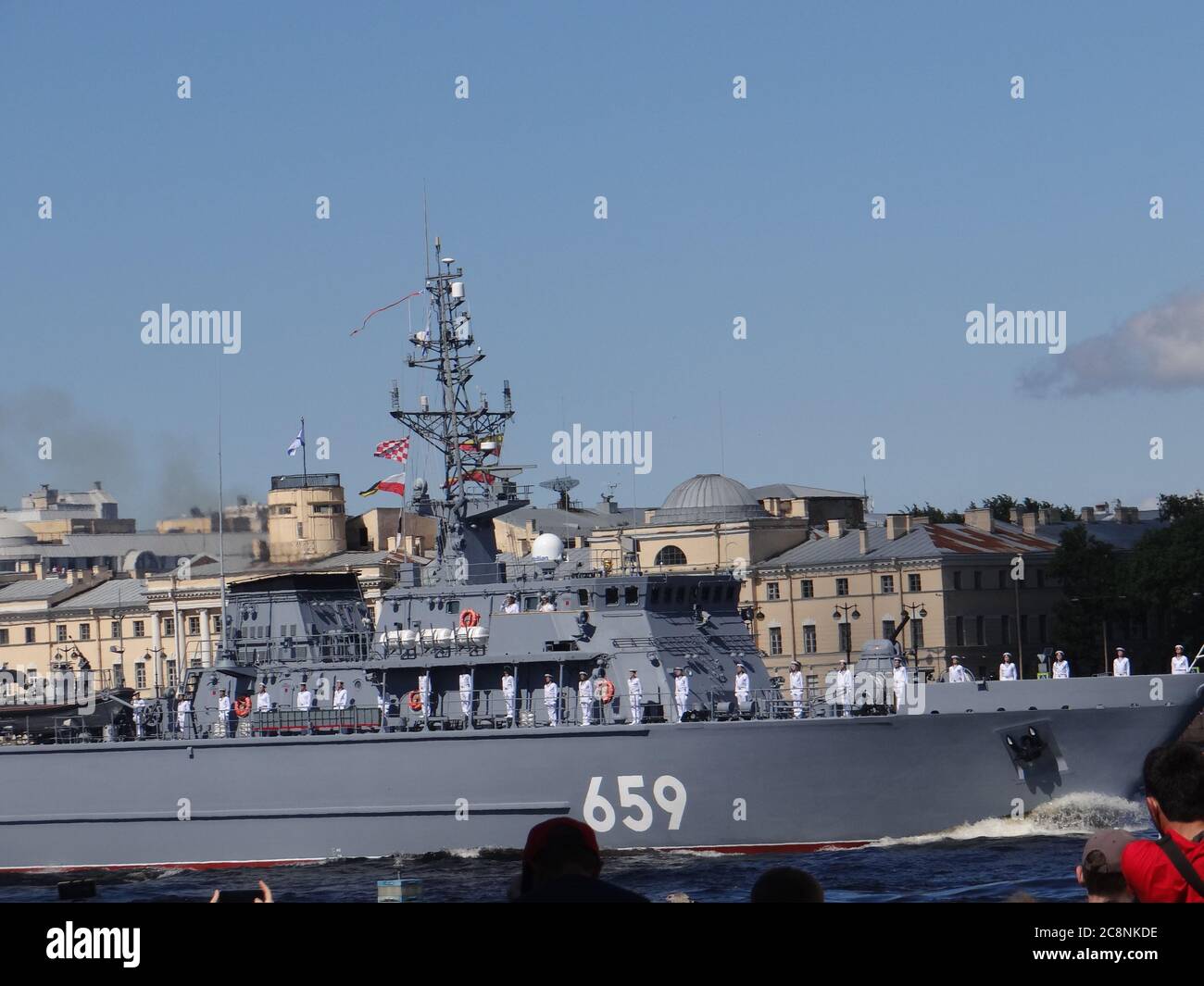 Russians Navy's Day celebration with the Maritime and Airforce Parades ...