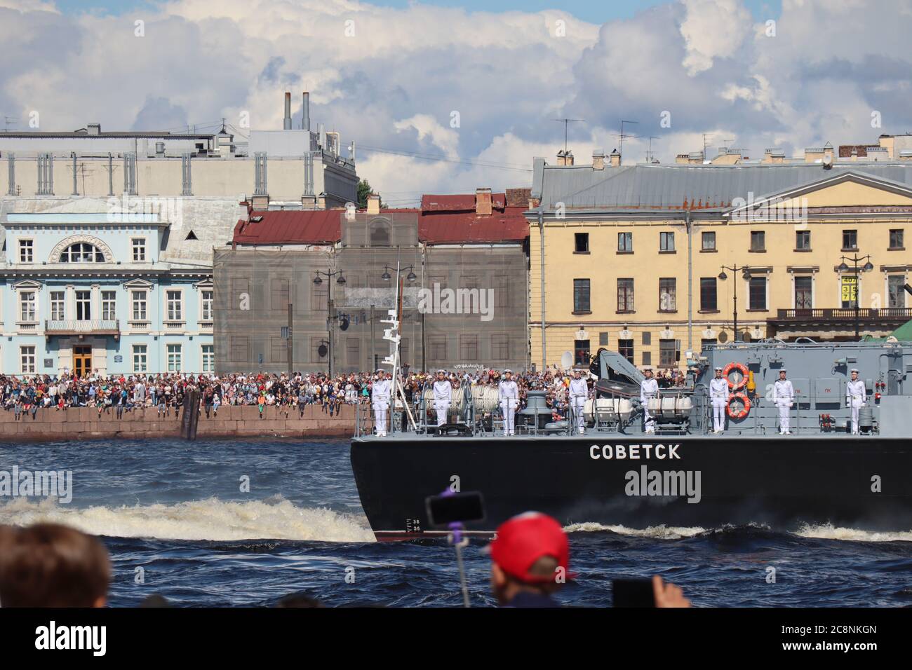 Russians Navy's Day celebration with the Maritime and Airforce Parades ...