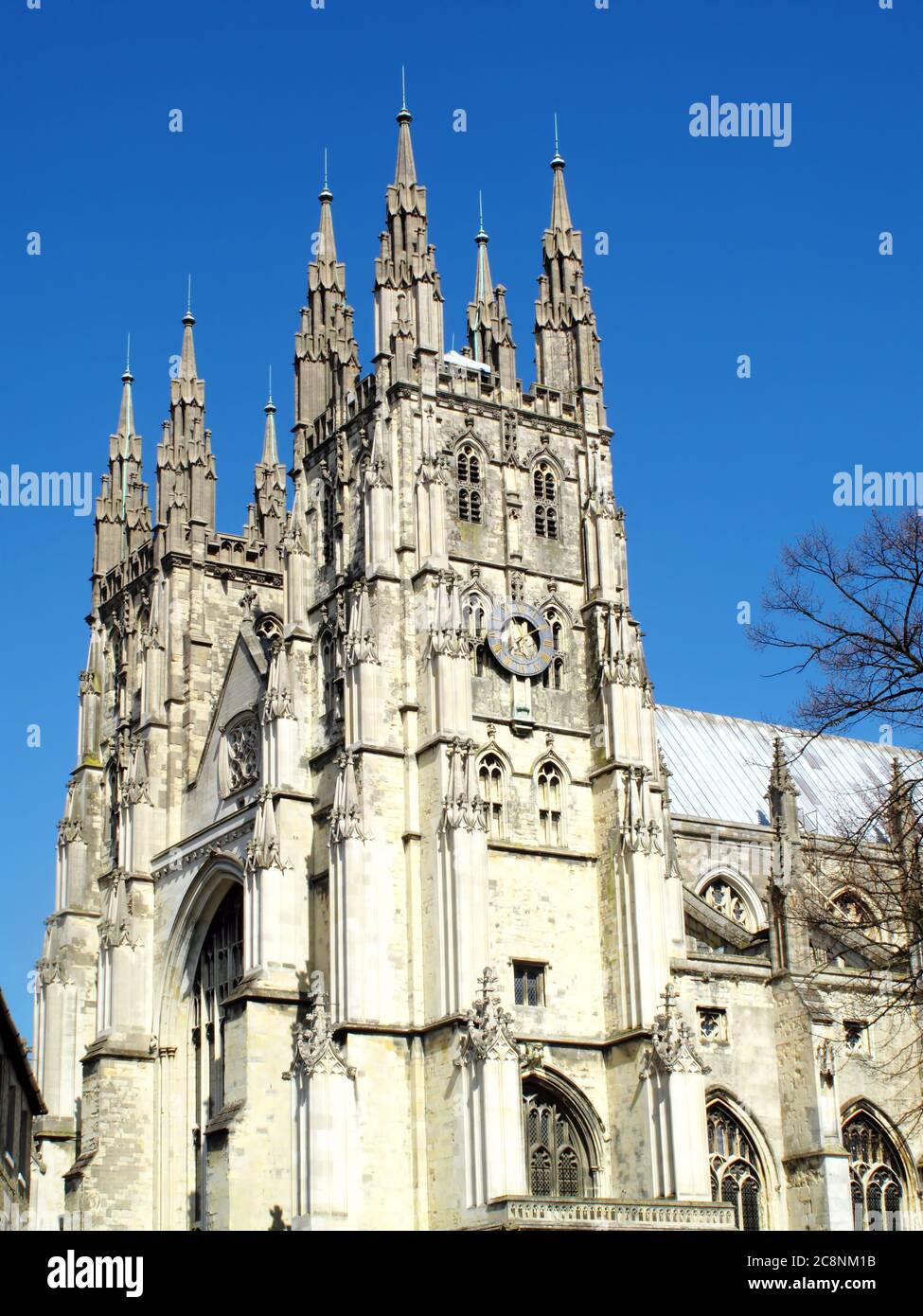 Canterbury Cathedral in Canterbury Kent England, UK founded by St ...