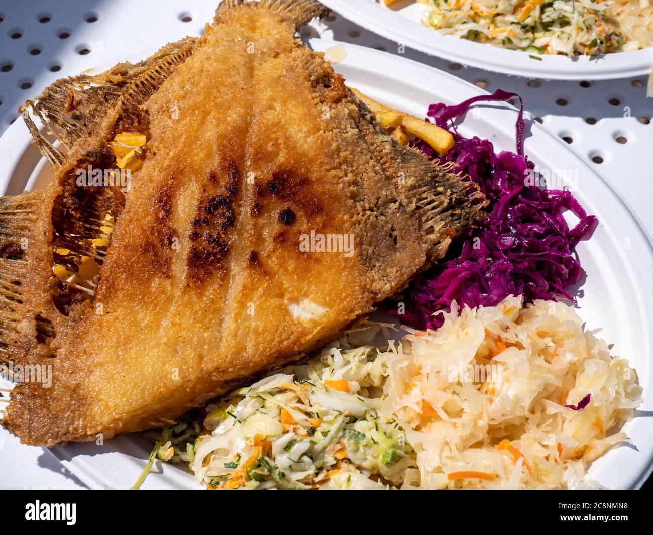 fresh plaice in the restaurant on the baltic sea Stock Photo - Alamy