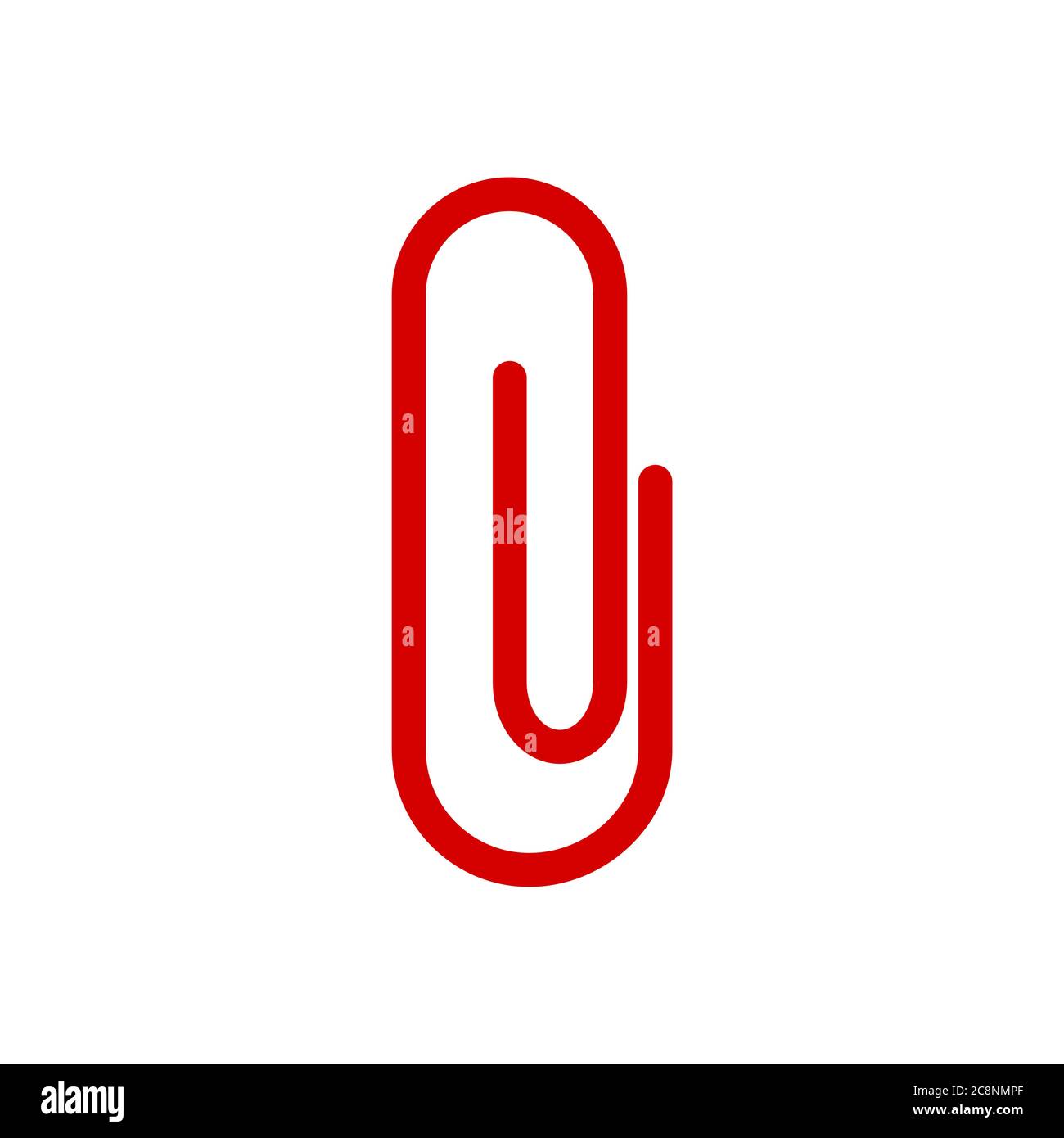 paper clip vector design template illustration Stock Vector Image & Art ...