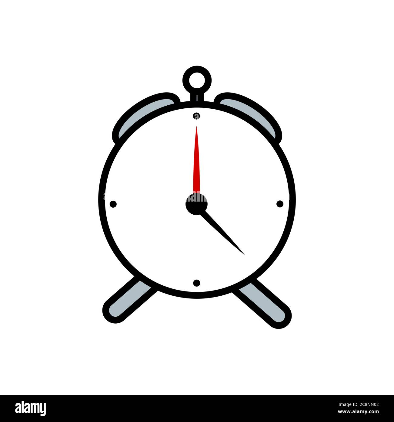 alarm clock vector design template illustration Stock Vector Image ...