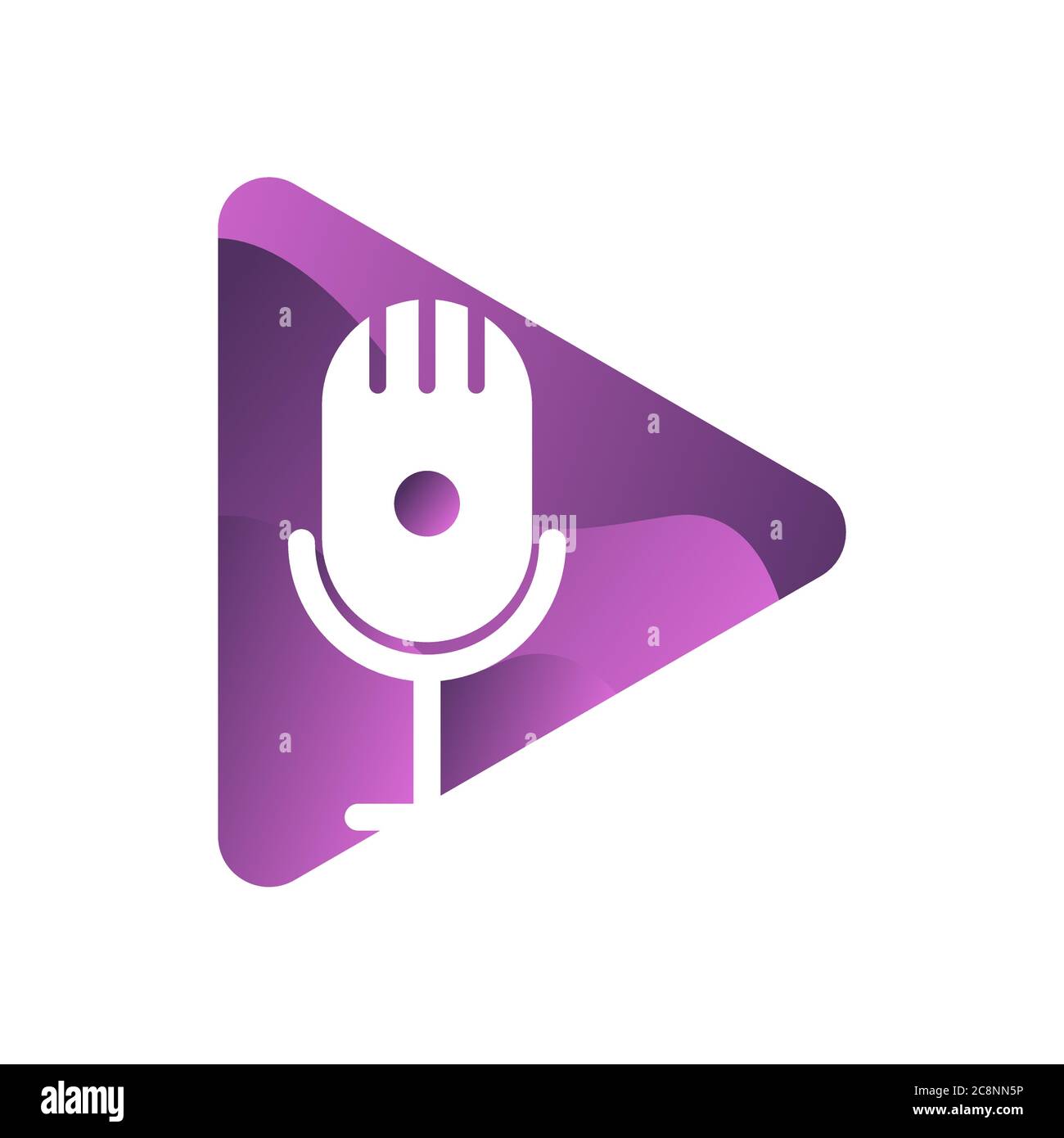 microphone vector design template illustration Stock Vector Image & Art ...