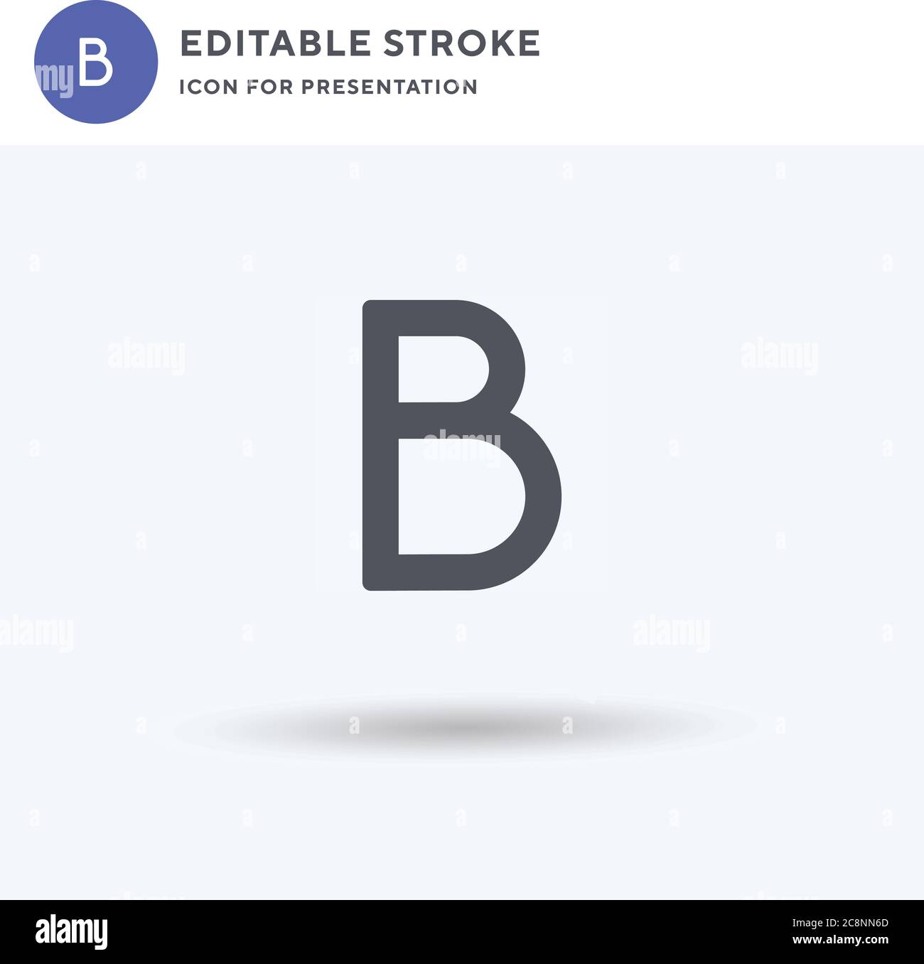 Bold icon vector, filled flat sign, solid pictogram isolated on white ...