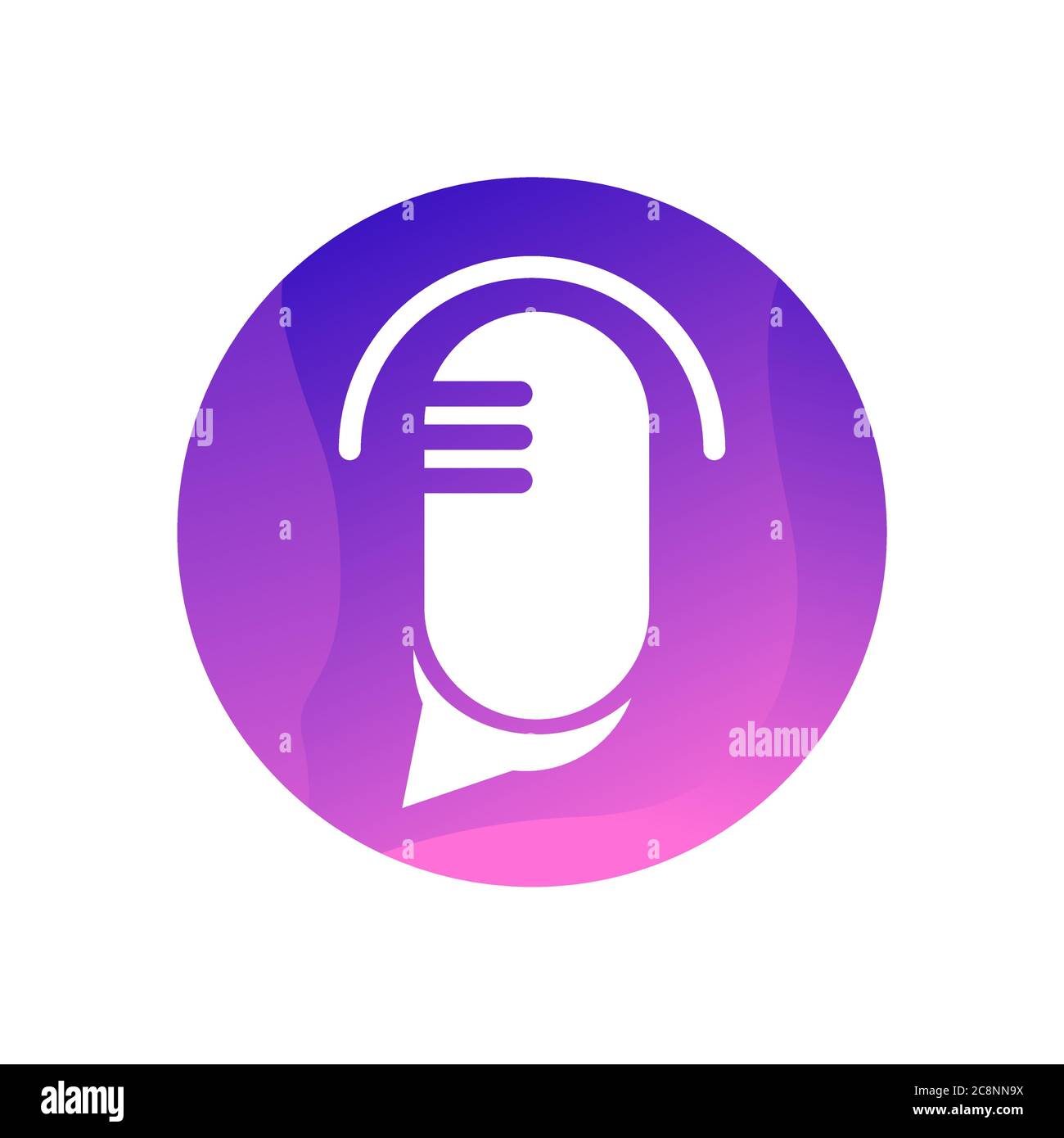 microphone vector design template illustration Stock Vector Image & Art ...