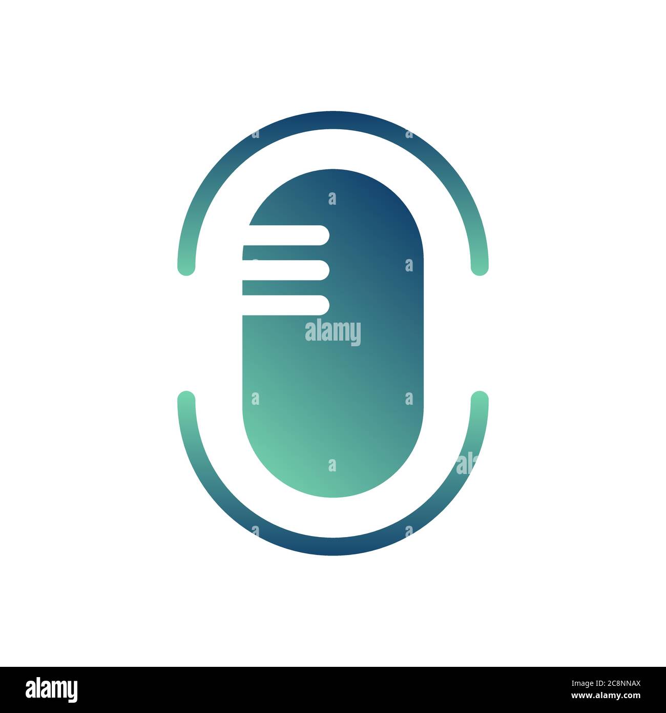 microphone vector design template illustration Stock Vector Image & Art ...