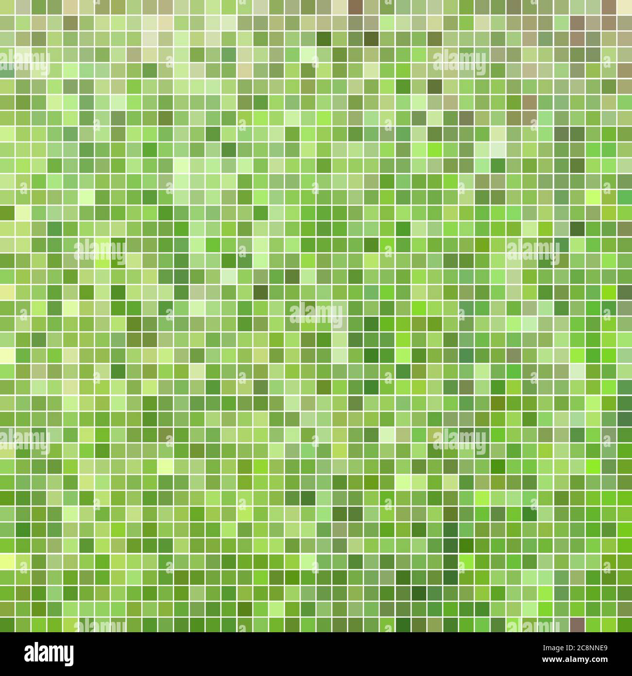 abstract vector square pixel mosaic background - light green Stock ...